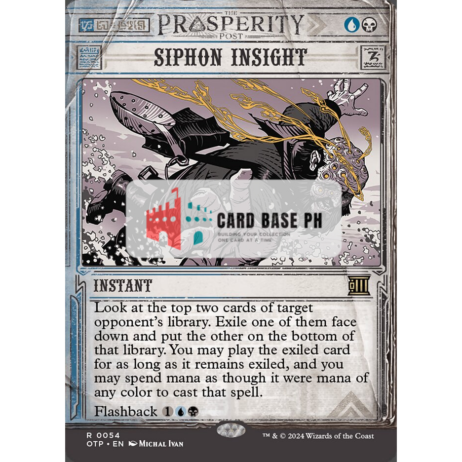 Siphon Insight - Magic the Gathering Trading Card | Shopee Singapore