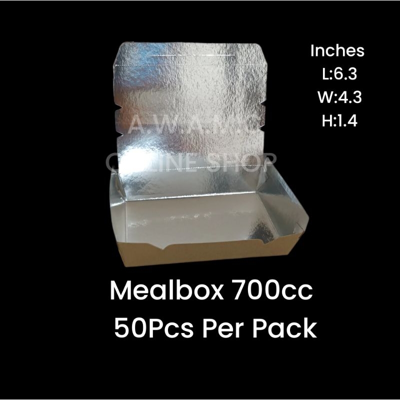 Good Food Mealbox 700cc - 50pcs per pack for Takoyaki, Kakanin, and ...