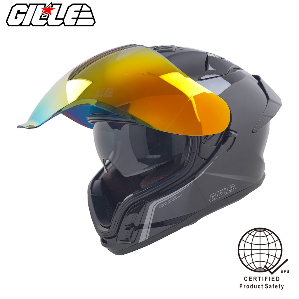 100 GILLE PHOENINX Modular Helmet Full Face Double Mask Motorcycle ...