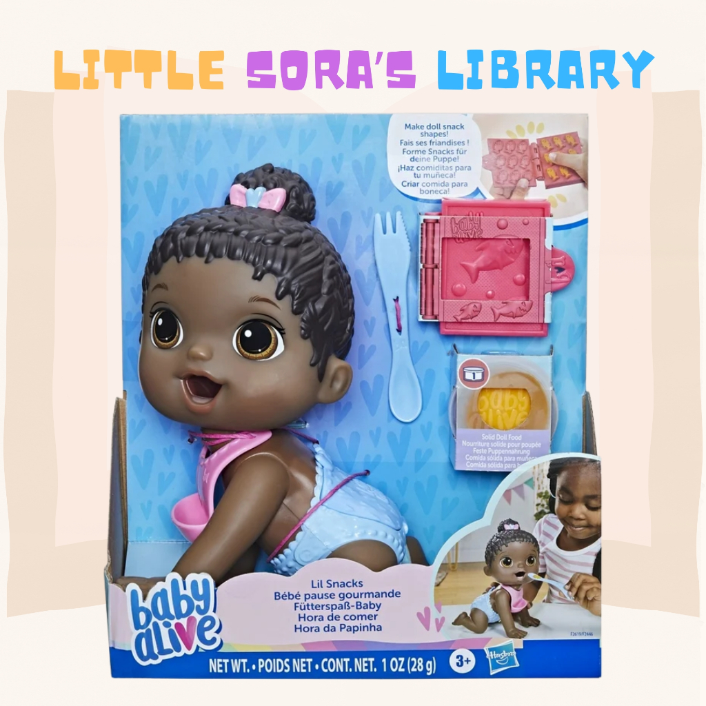Baby Alive Lil Snacks Doll, Eats and "Poops," 8-inch Baby Doll with ...