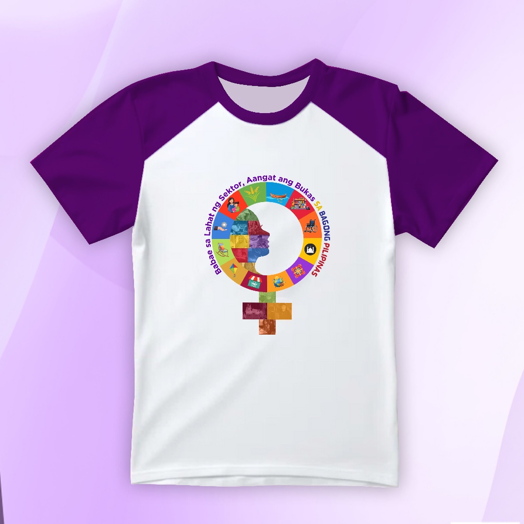 RAGLAN NATIONAL WOMENS MONTH OFFICIAL LOGO- POLYDEX PREMIUM COTTON ...