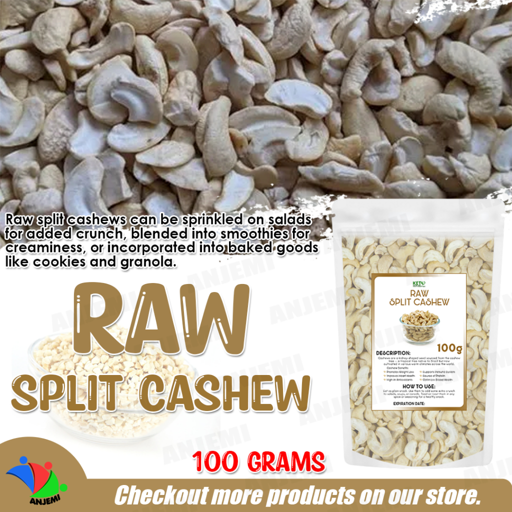 Raw Split Cashew 100g | Shopee Singapore