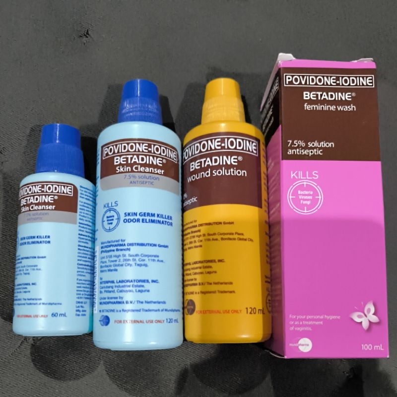 Betadine wound solution/ skin cleanser | Shopee Singapore