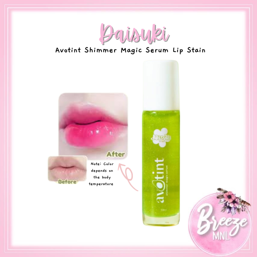 Daisuki Avotint Shimmer Magic Serum Lip Tint Lip Stain Avojie Lips ...
