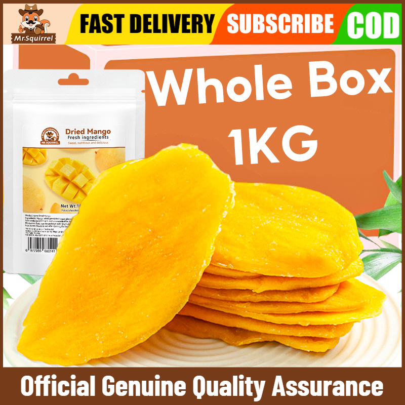 1KG Big Dried Mango Daily Healthy snacks Mango enchilados Mango cubes ...