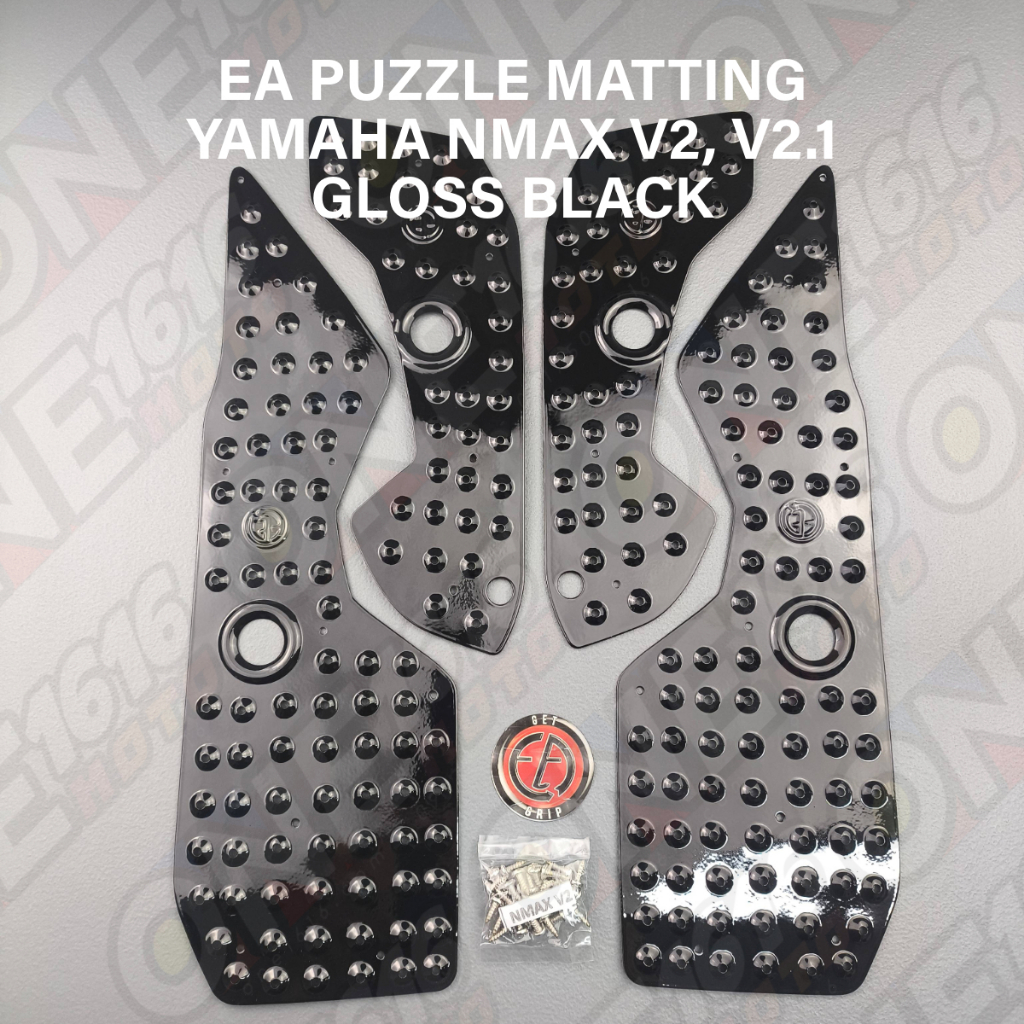 EA MATTING FOR NMAX V2, V2.1 GLOSS BLACK ALUMINUM POWDER COATED ...
