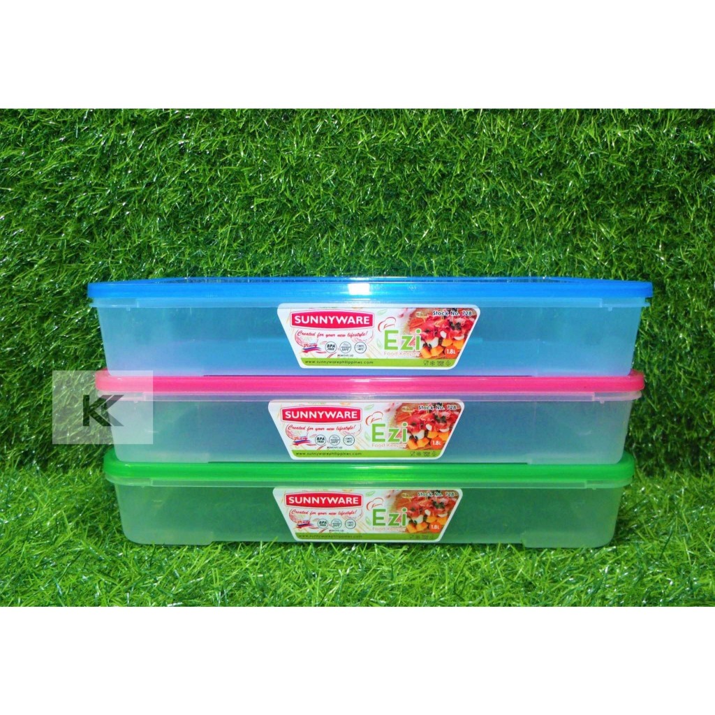 728 Sunnyware Ezi Food Keeper/Container (3 pcs) (random color will be ...