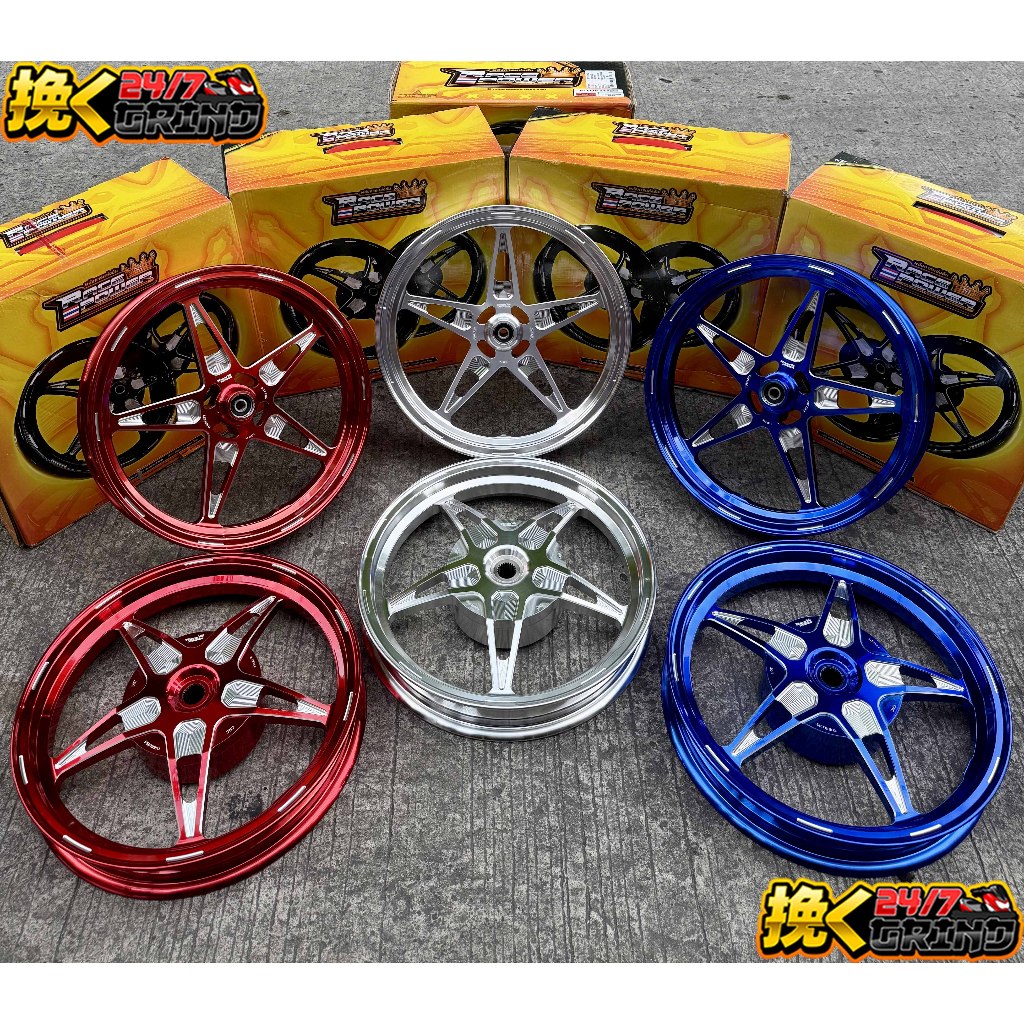 Race Power CNC MAGS STAR For Honda Click 125i / 150i v1 v2 v3 (5 Spokes ...