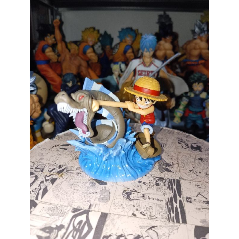 Authentic Monkey D. Luffy and Local Sea Monster of One Piece Log ...