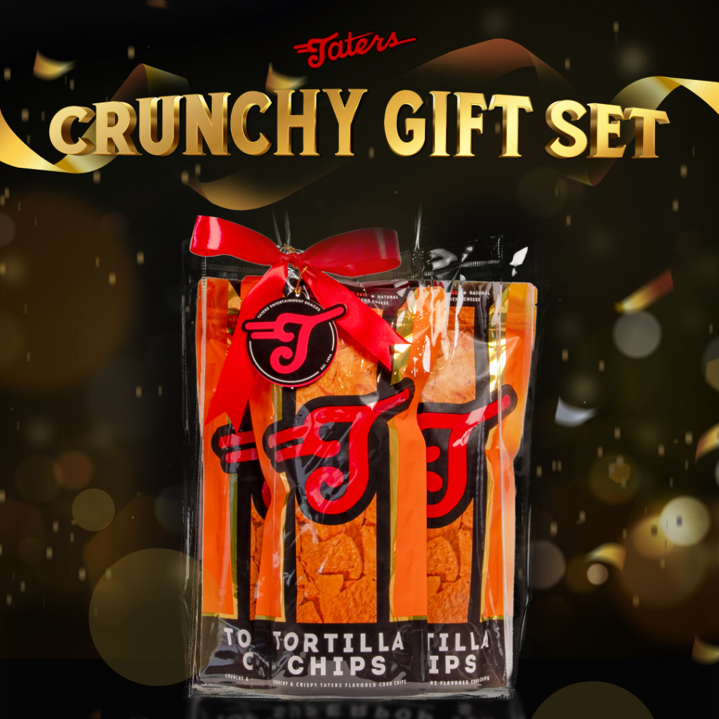 TATERS CRUNCHY GIFT SET ( 3 Tall Pack Tortilla Chips) | Shopee Singapore