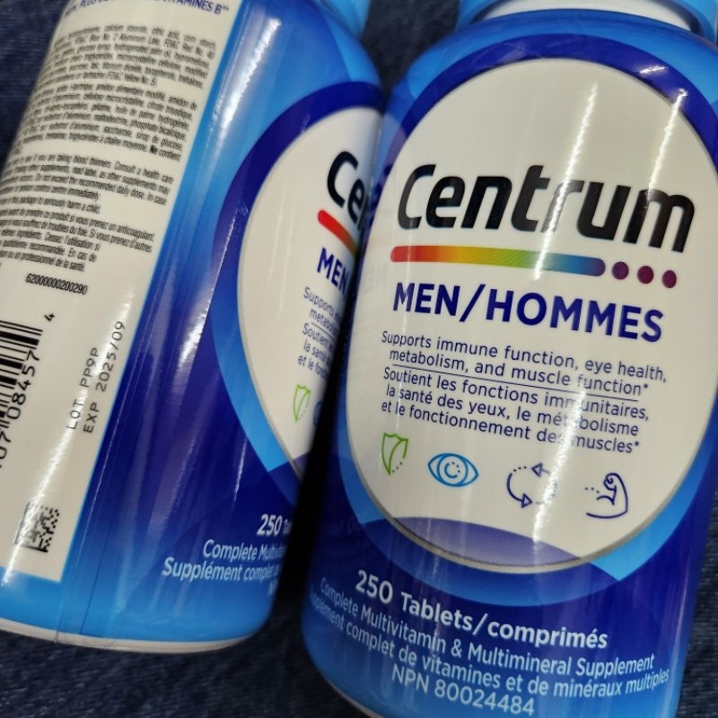Centrum Silver Men 50+ 250 & 275 Tablets | Shopee Singapore