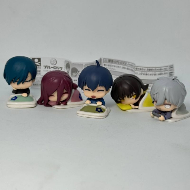 Blue Lock Sleepover Series (Set of 5) Cute Chibi Anime Figurines | 4 ...