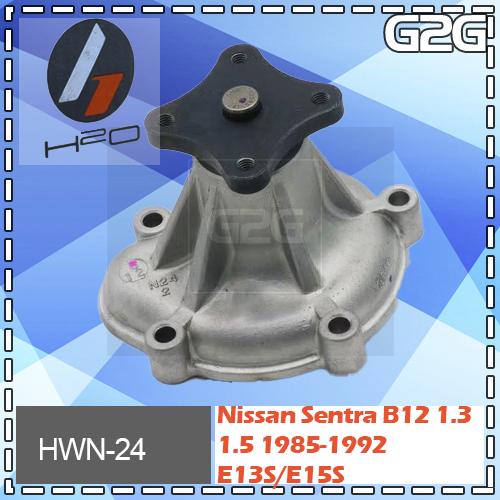 Water Pump H20 HWN-24 Nissan Sentra B12 1.3 / 1.5 1985-1992 E13S/E15S | Shopee Singapore