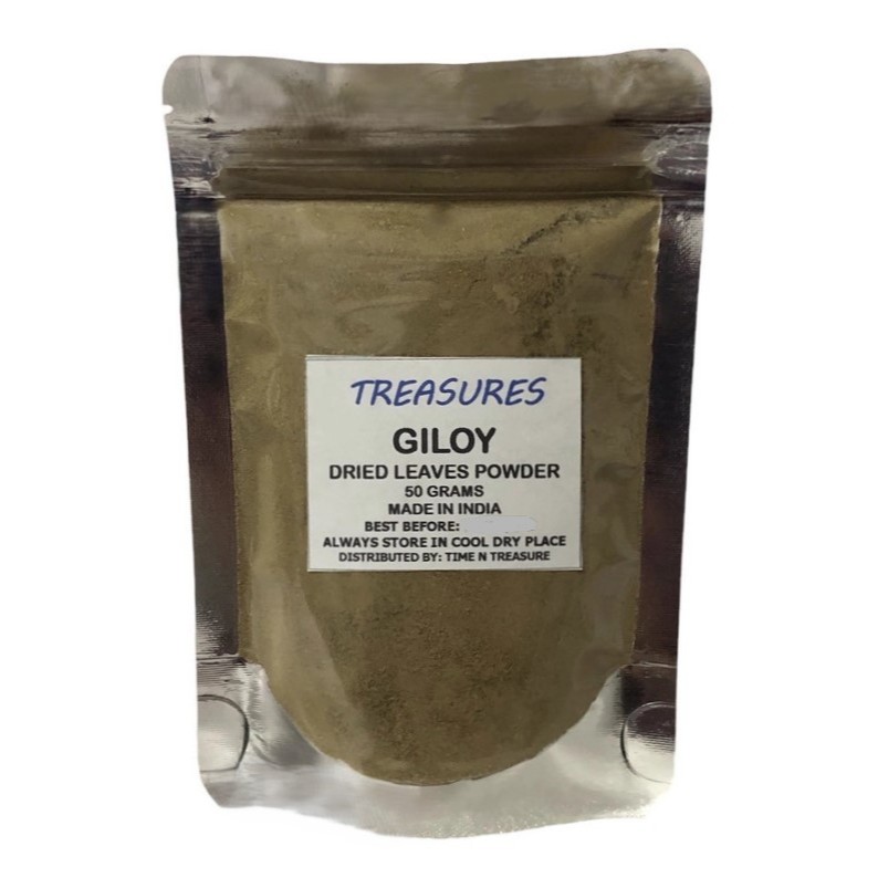 Treasures Giloy - Dried Leaves Powder - Guduchi - 100% Pure From India ...