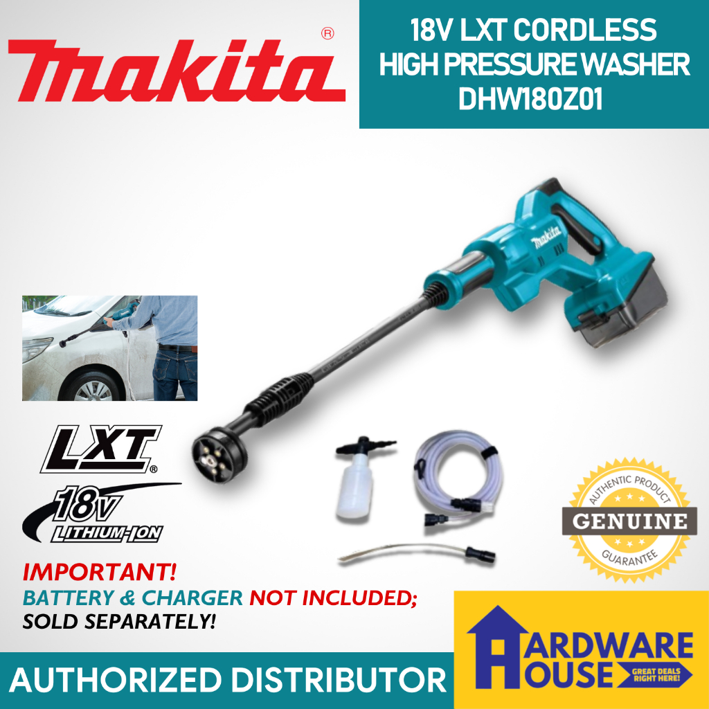 MAKITA 18V LXT Cordless High Pressure Washer DHW180Z01 Solo Bare Tool ...