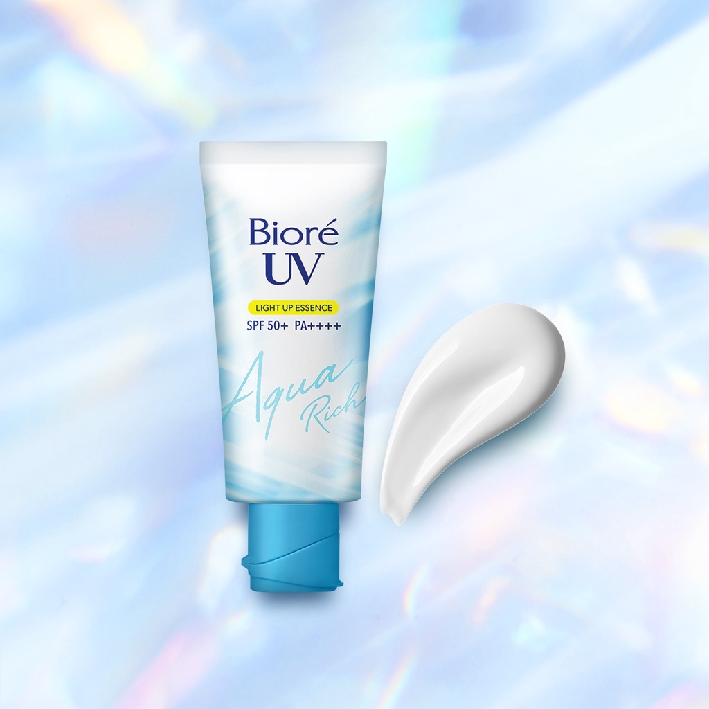 JAPAN: Biore UV Aqua Rich Light Up Essence SPF50 PA++++ (70g) | Shopee ...