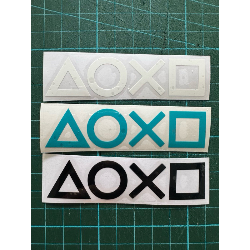 Playstation symbol cutoutsticker 3 color option | Shopee Singapore