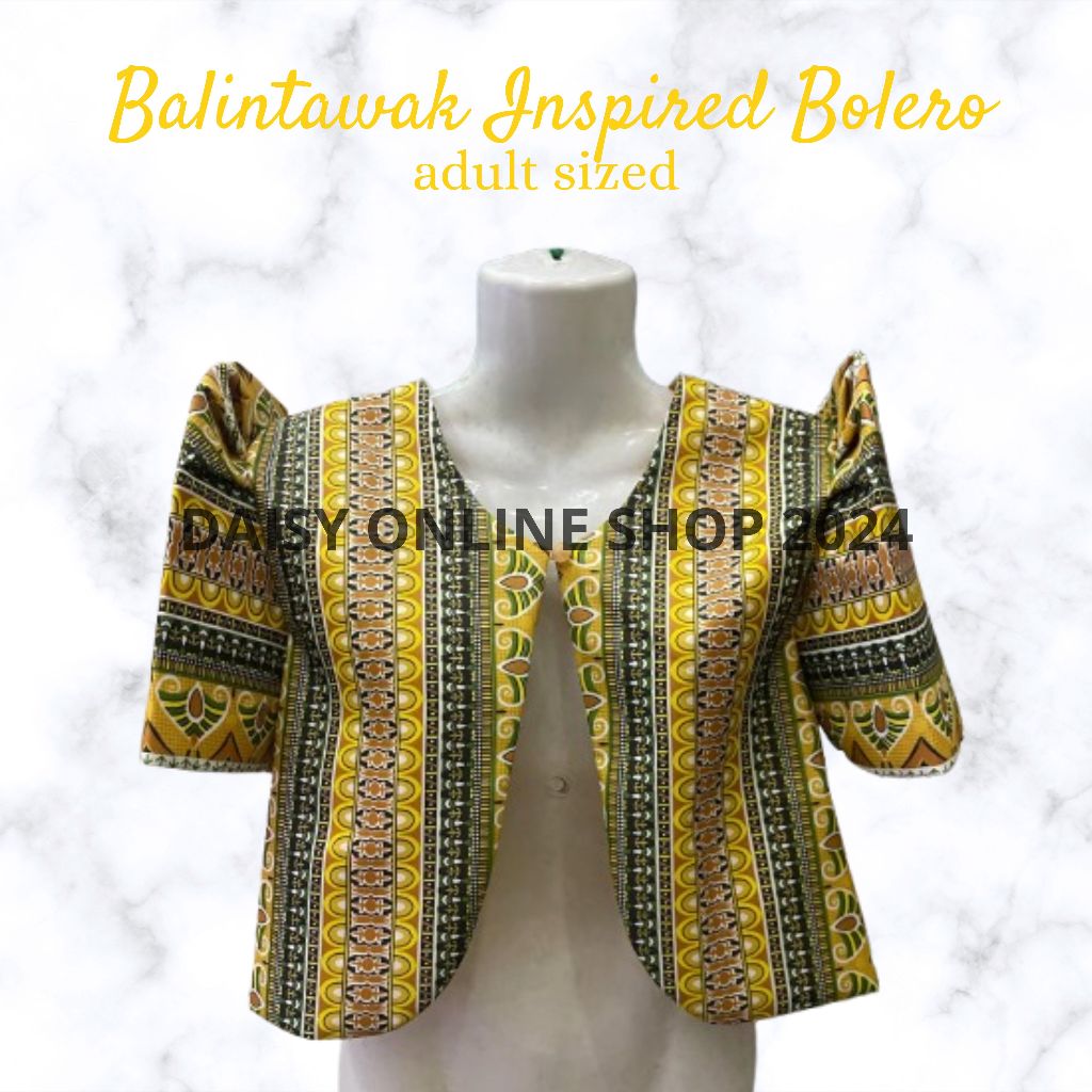 Filipiniana/Balintawak Inspired Bolero for Women - Teen/Adult Sizes ...