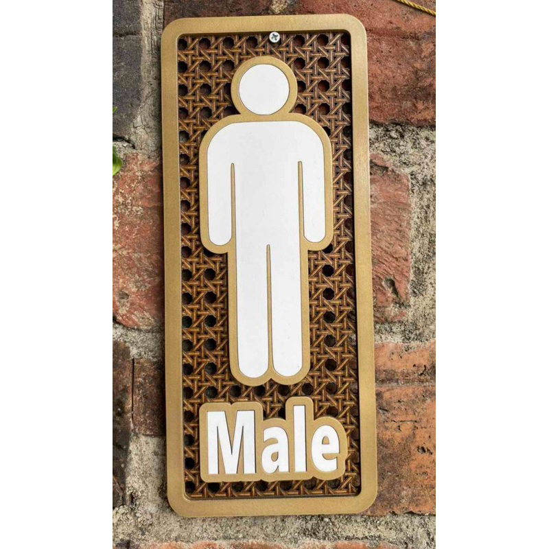 Gender Signage/Rest Room/Comfort Room Sign/Male/Female | Shopee Singapore