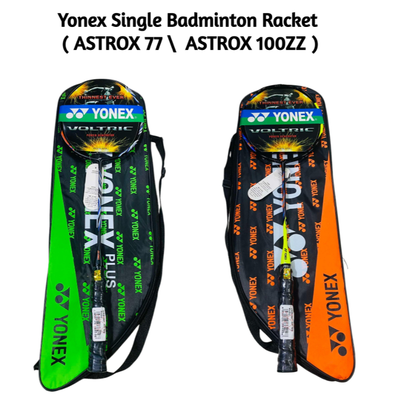 Yonex Single Badminton Racket ( ASTROX 77 \ ASTROX 100ZZ ) | Shopee ...