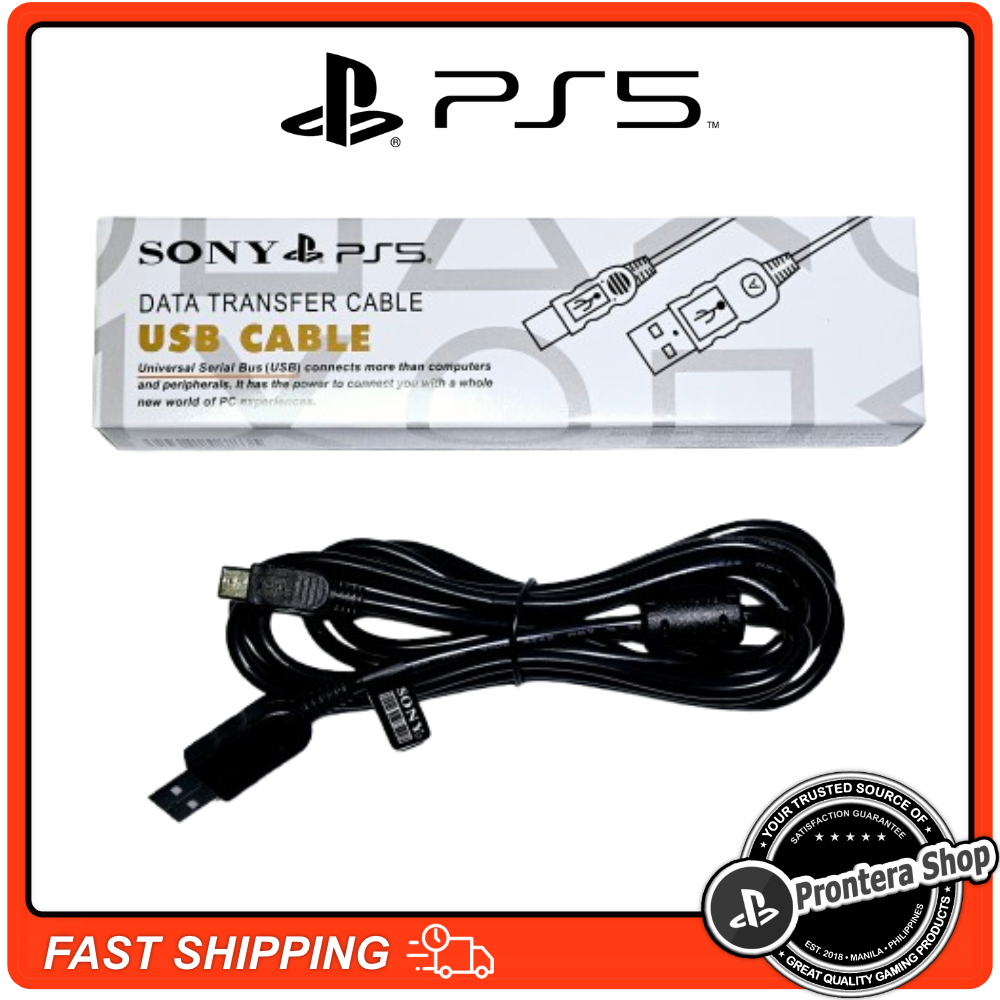 SONY PlayStation 5 PS5 PS 5 Data & Charging USB C Type-C Cable 1.8 ...