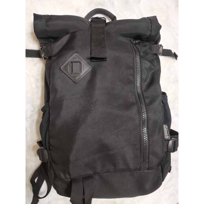 Coleman Roll top Hiking backpack black | Shopee Singapore