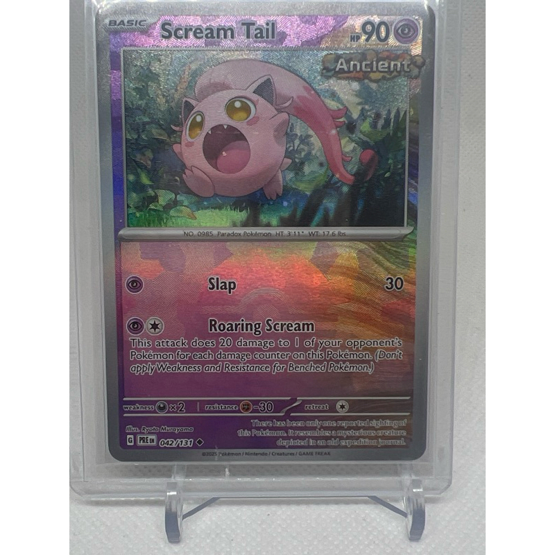 Scream Tail 042/131 Pokeball Reverse Holo - Prismatic Evolutions ...