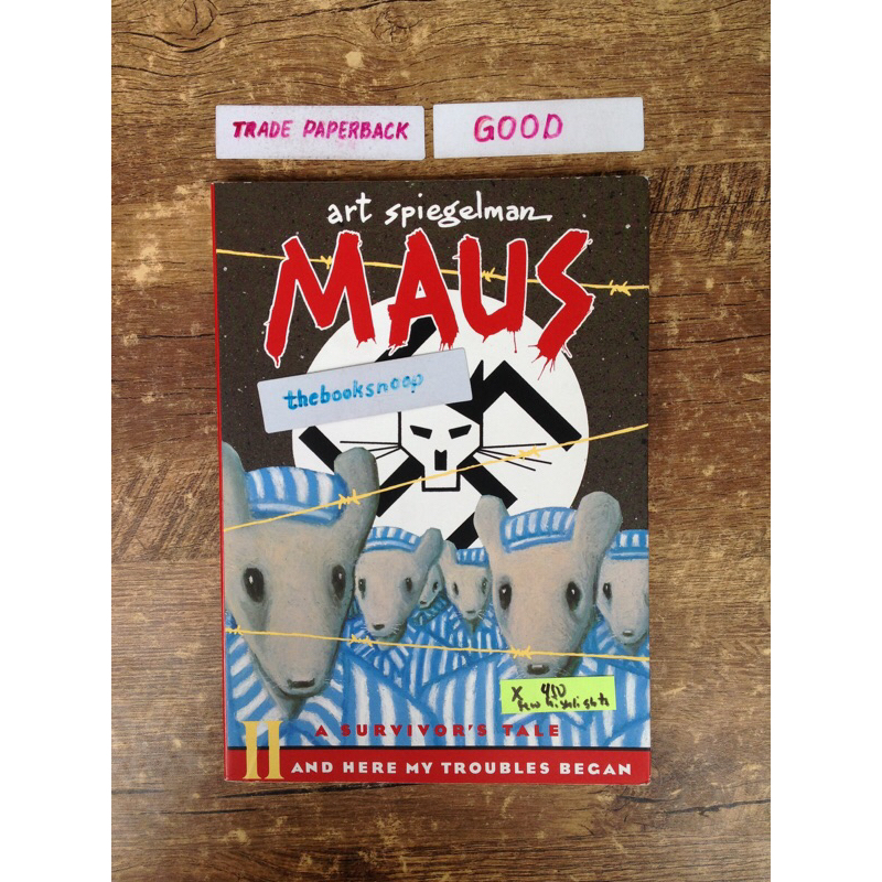MAUS by art spiegelman graphic novel books | Shopee Singapore