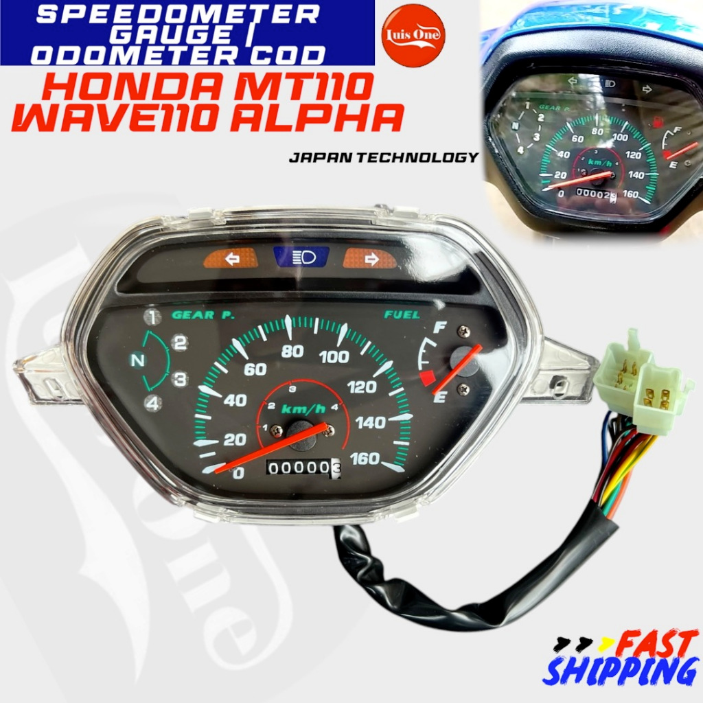 [Speedmeter] Honda MT110 WAVE110 Alpha Speed Meter Gauge Assy ...
