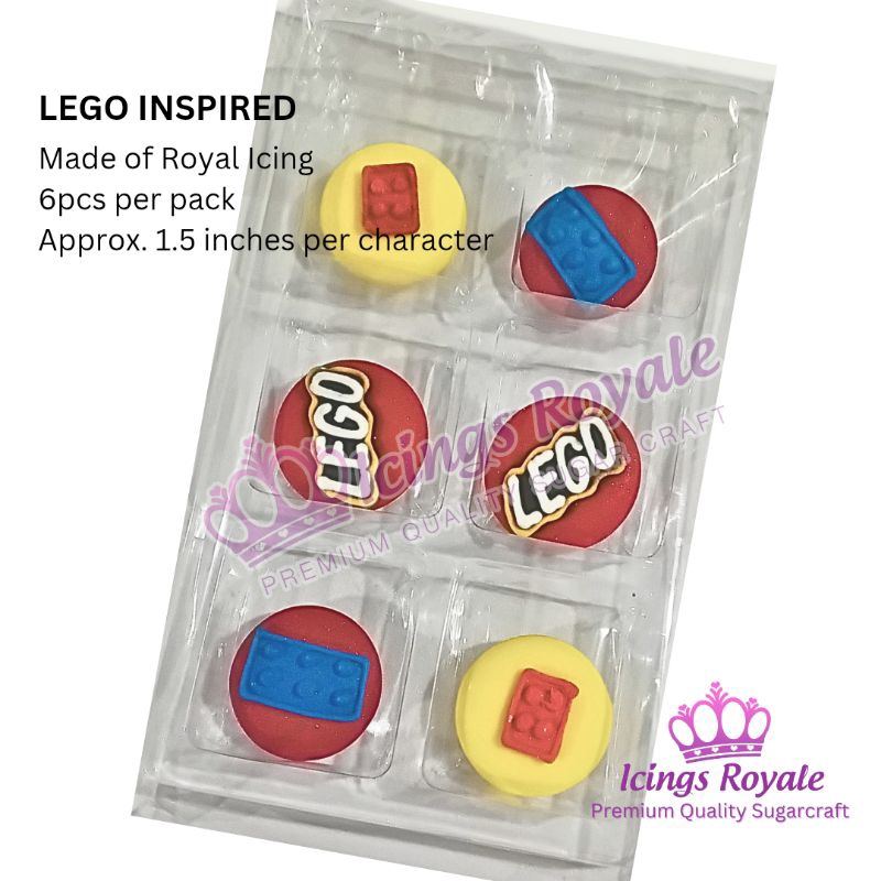 Lego - Inspired Edible Cake and Cupcake Topper Candies | Shopee Singapore