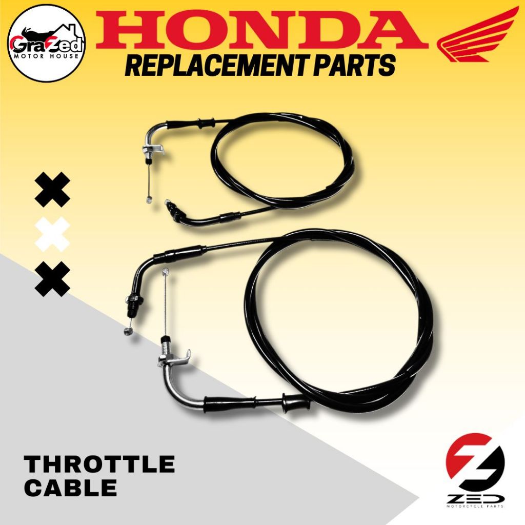 Throttle Cable A and B set for Honda Click 125 V2 and V3 | Shopee Singapore