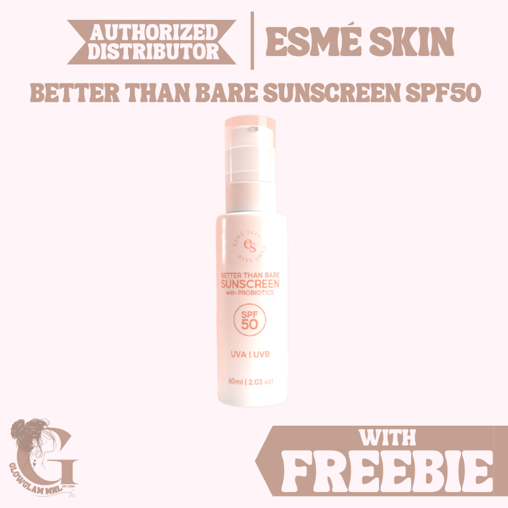 (WITH FREEBIE) Esme Skin Better Than Bare Sunscreen with Probiotics ...