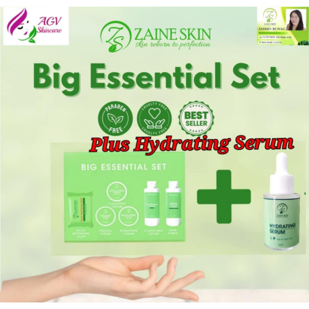 ZAINE BIG SET PLUS HYDRATING SERUM WITH ANTI-POLLUTION. | Shopee Singapore