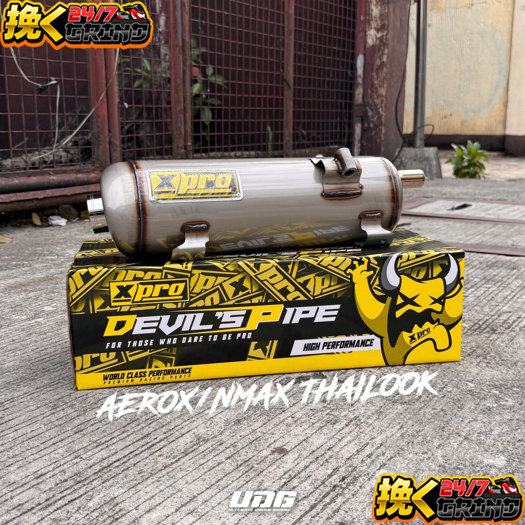 XPRO Devil's Power Pipe Yamaha Nmax v2 / Aerox v2 Ratlook | Shopee ...