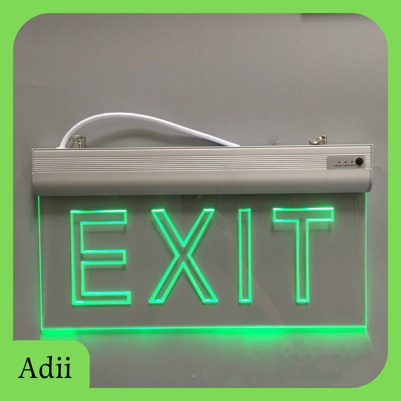 LED Exit Signage Emergency Exit Light Safety Signage | Shopee Singapore