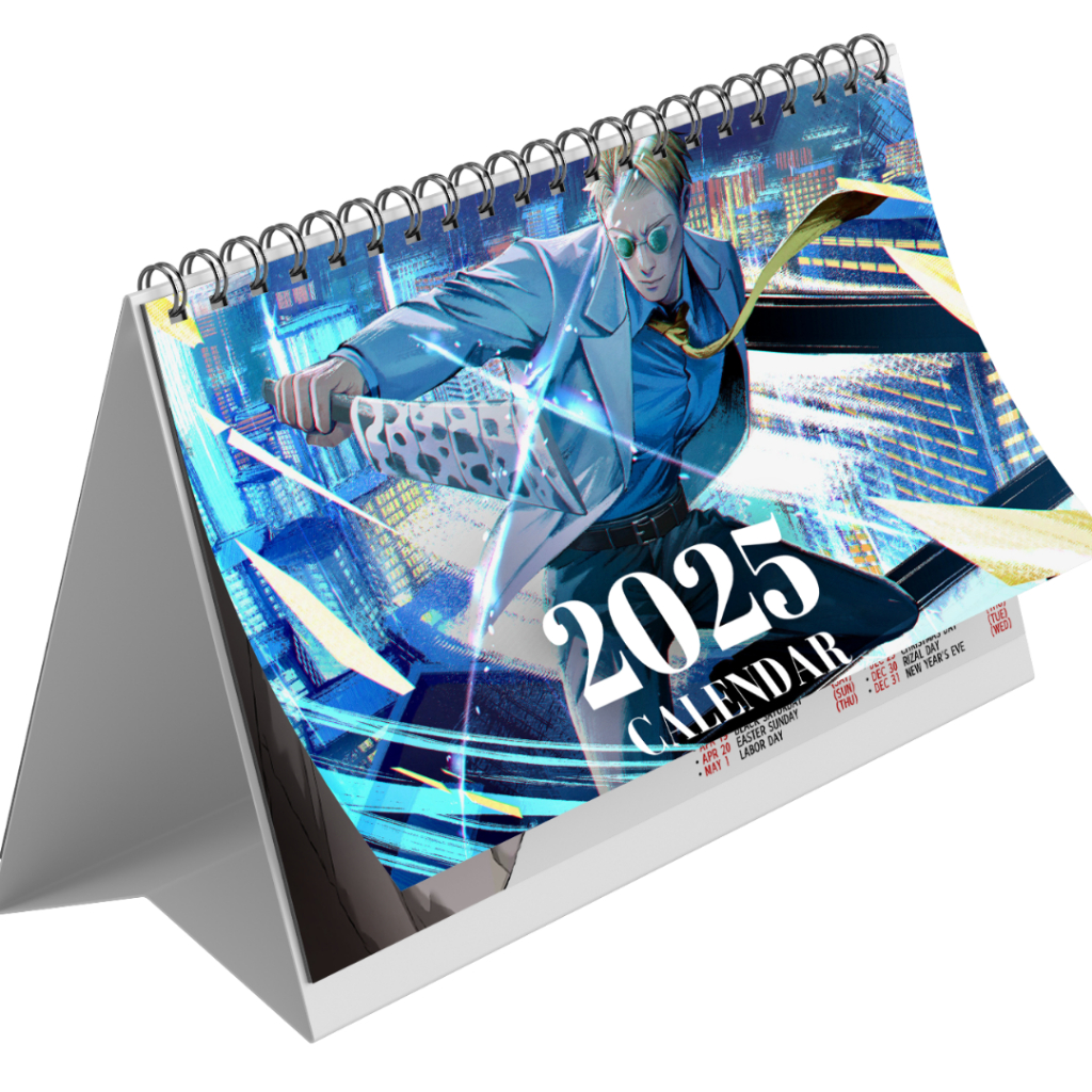 LAZKTEES Anime Calendar 2025 Jujutsu Kaisen Nanami Calendar | Shopee ...