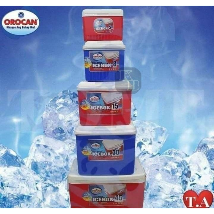 Orocan Icebox Insulated Ice Cooler(2 Colors) (6 SIZES) | Shopee Singapore