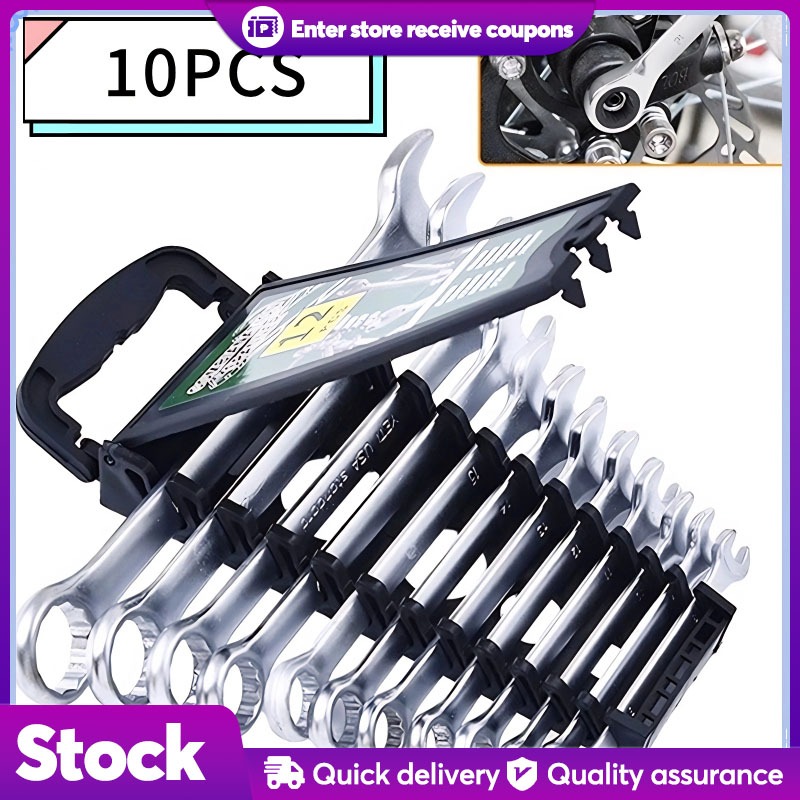 10pcs Combination wrench Set 10 in 1 Combination Wrench Set Rachet ...