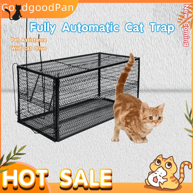 Full-Automatic Cat Trap cat trap catcher cat house cage Cage kulungan ...