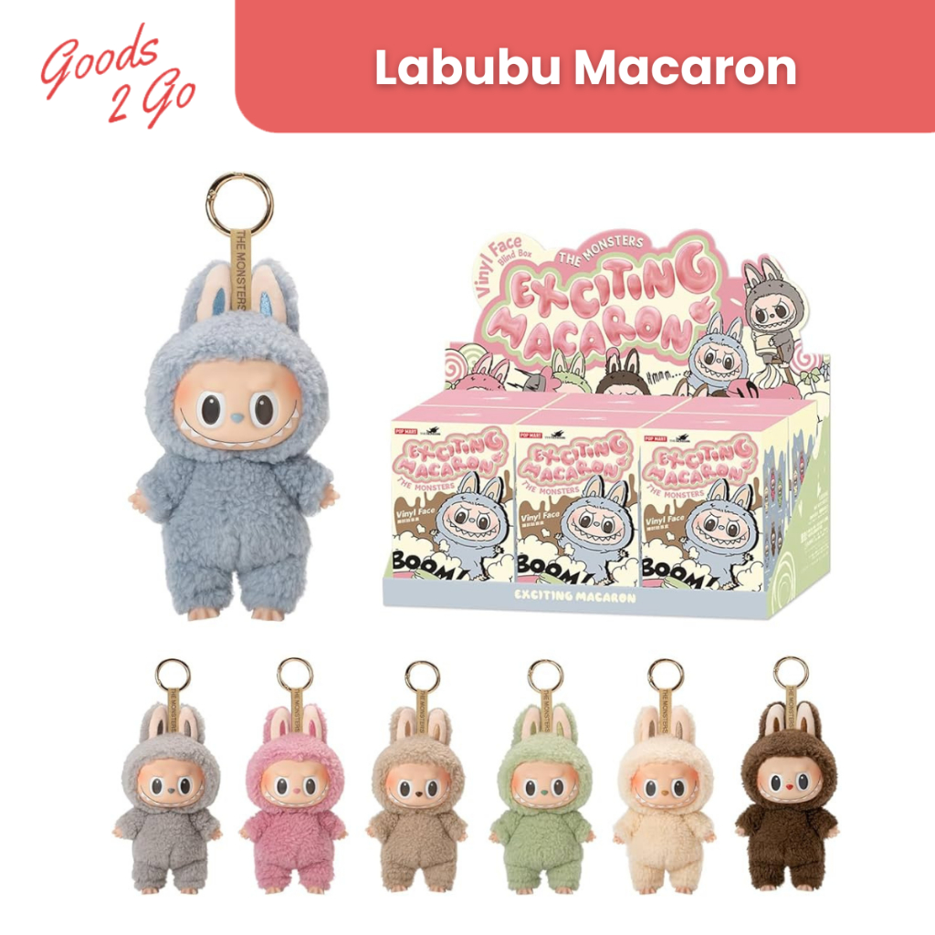 G2G | MONSTERS - LABUBU Macarons Vinyl Face Blind Box [Random Design ...
