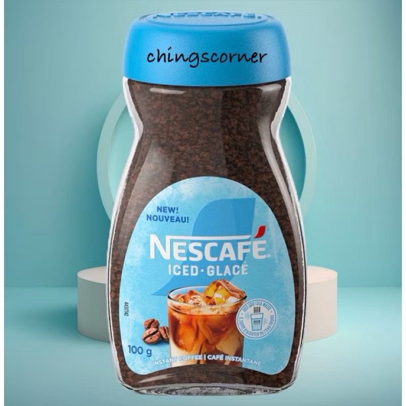 NESCAFE ICED-GLACE INSTANT COFFEE, 100G, CANADA, BB 2026 | Shopee Singapore