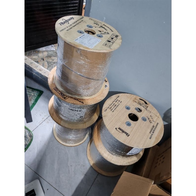 FIBER OPTIC CABLE FOC WHITE STRIP 1KM TELCO | Shopee Singapore