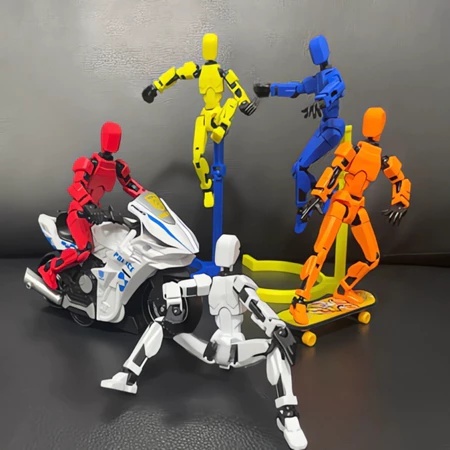 13 Action Figure Full Body Movable Toys Multi-Jointed Movable Robot 3D ...