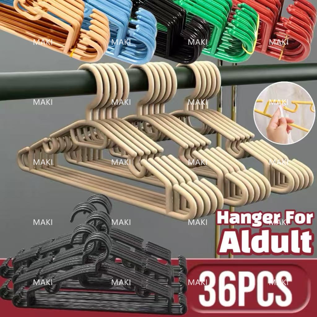 36pcs hanger 3 dozen for 100 adults plastic hanger for clothes macha ...