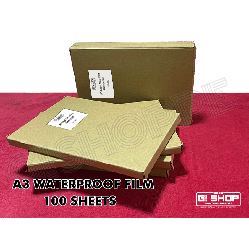 Milky Waterproof A3 Inkjet Transparency Film for Screen Printing (100 ...