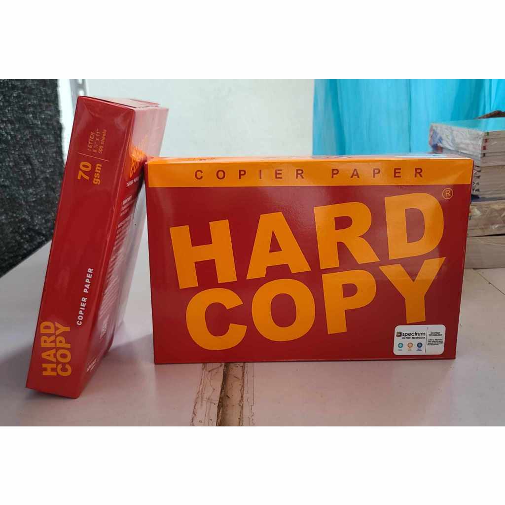 Hard Copy 70 GSM Bond Paper 500 Sheets (LETTER A4 LEGAL) | Shopee Singapore