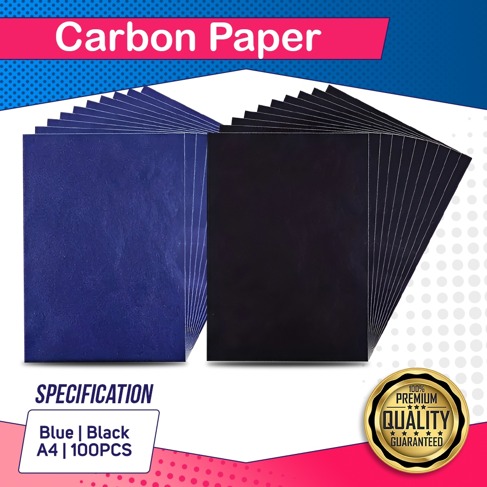 100Sheets Carbon Paper A4 Size | Shopee Singapore