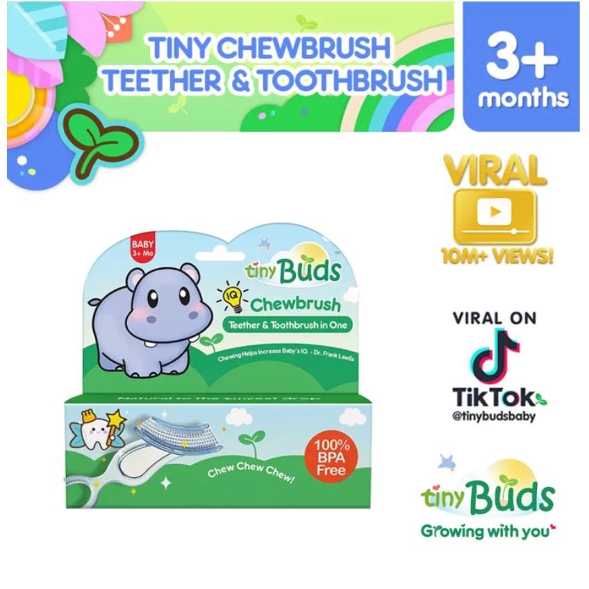 Tiny Buds Tiny Chewbrush (Teether + Toothbrush) | Shopee Singapore