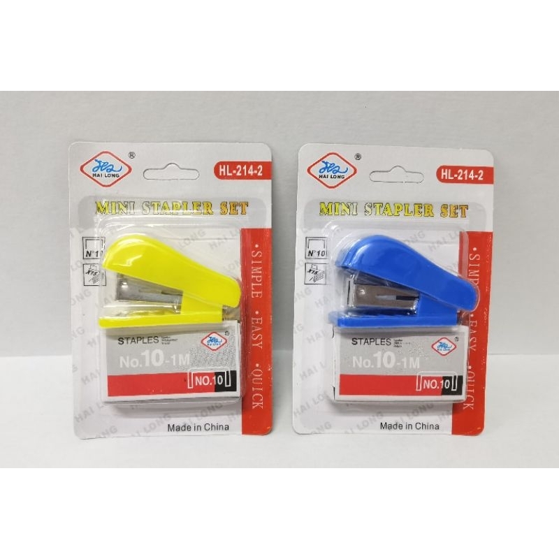 STAPLER SET STAPLER With staple wire mini and big Stapler | Shopee ...