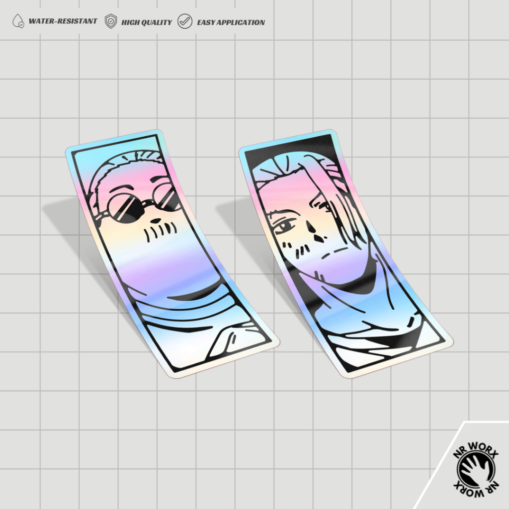 Sakamoto Holographic Vinyl Sticker Sakamoto Days Anime NR Worx | Shopee ...